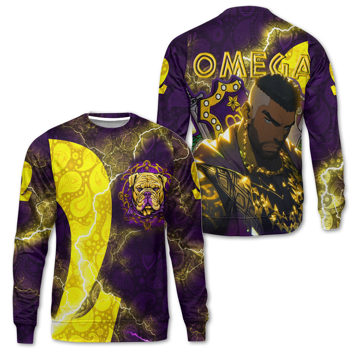 Fraternity Sweatshirt - OPP Bulldog Sweatshirt Thunder Style – To The ...