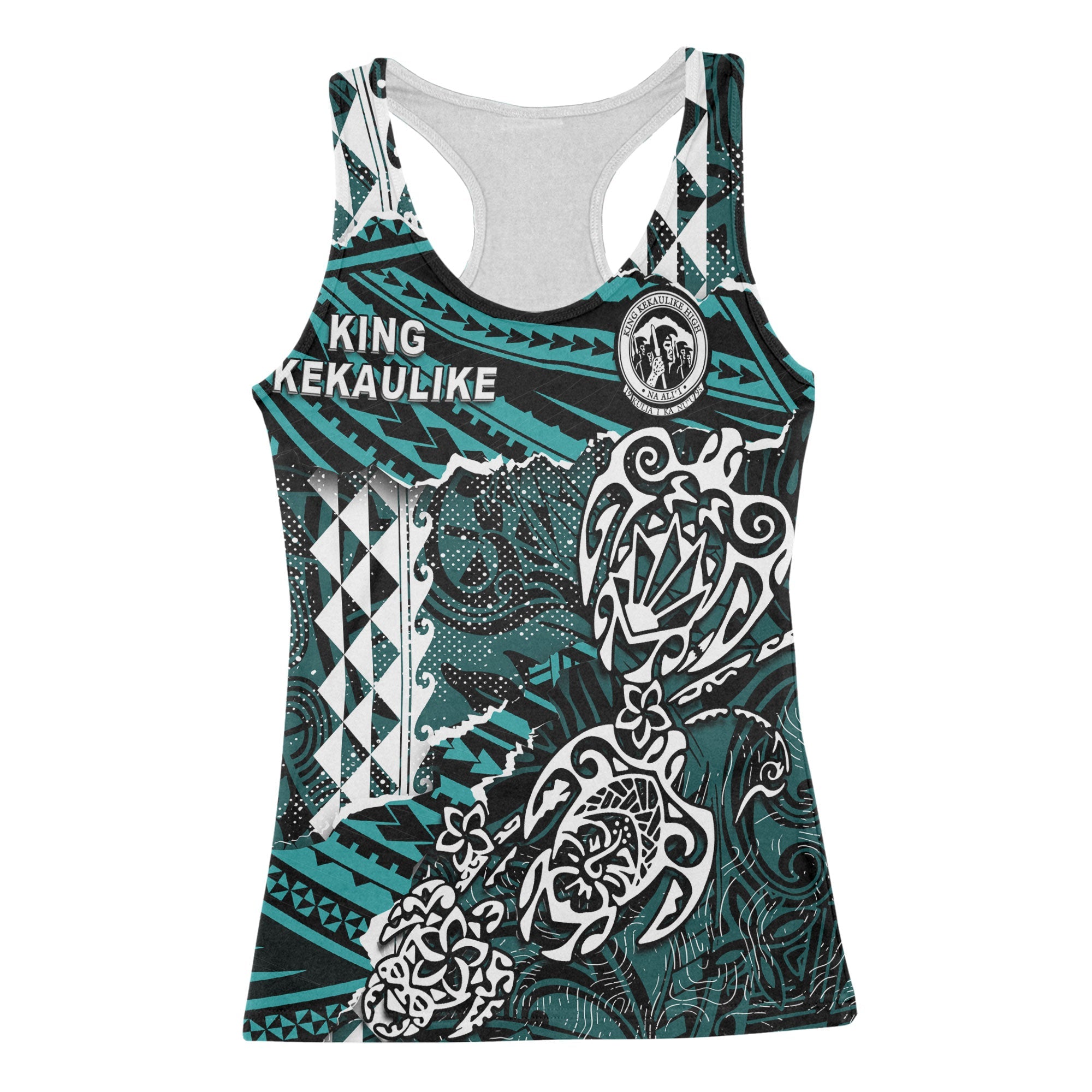 Hawaii King Kekaulike High School Custom Racerback Tank Polynesian Tur ...