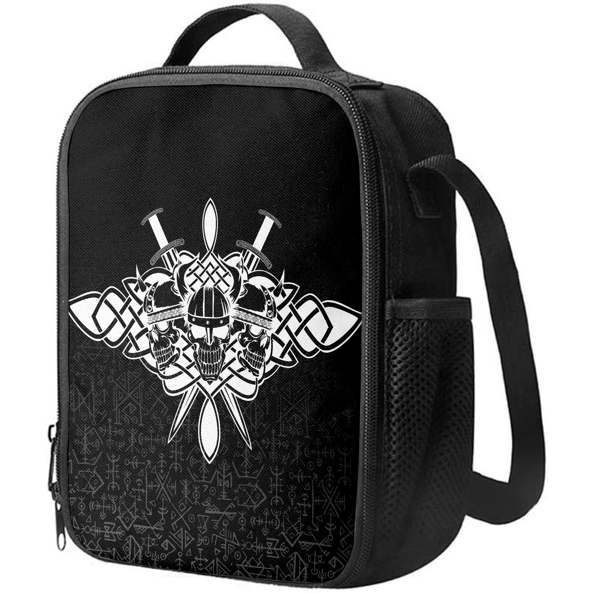 Viking Lunch Box Bags The Image Skull In An Ancient Helmet Of And Celt ...