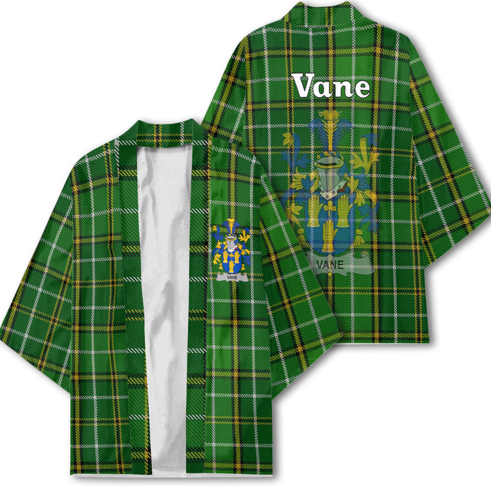 Vane Family Kimono Irish National Plaid & Crest Style – To The Closet