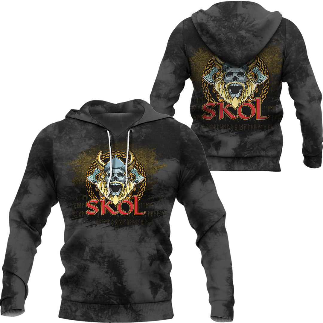 Viking Hoodie Skol Beer Drinking Norse Mythology Warrior – To The Closet