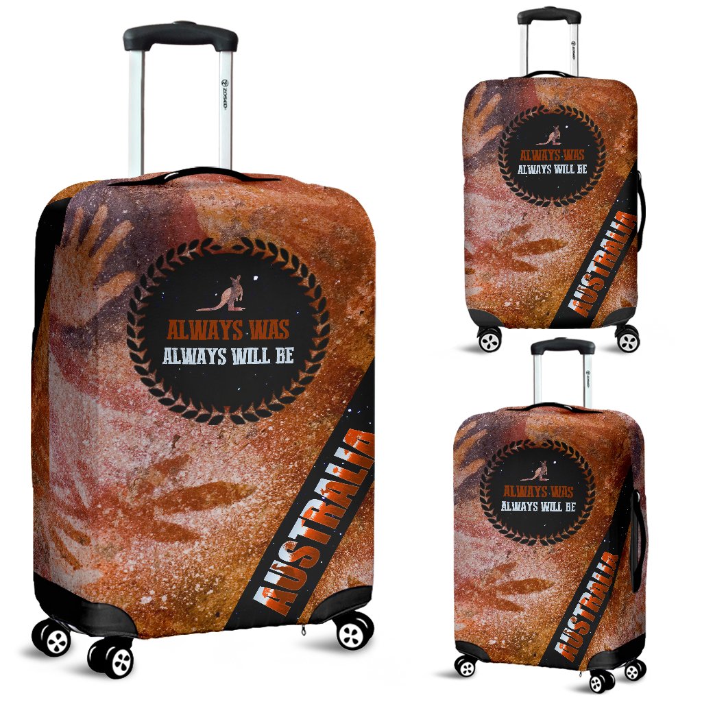 Luggage Cover - Handprint with Kangaroo Logo – To The Closet