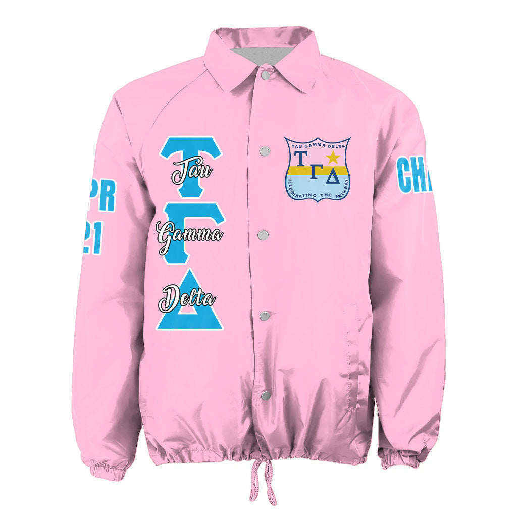 Tau Gamma Delta Crossing Jacket Print Original Style – To The Closet