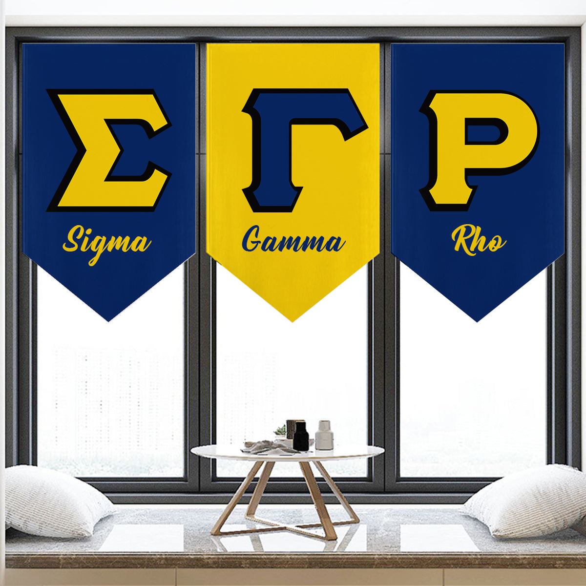 Sigma Gamma Rho Greek Letter Pennant – To The Closet